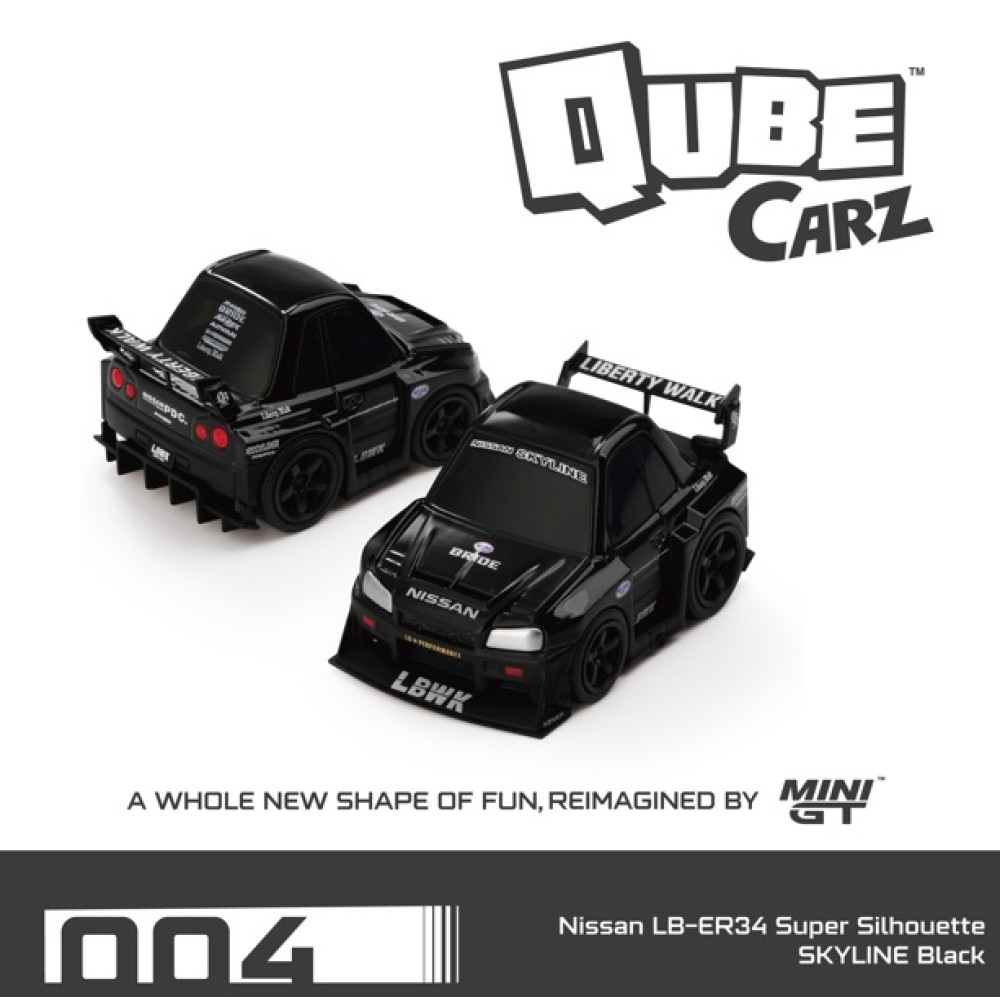 QZ001PACK6 - QUBECARZ INNER PACK COMPLETE SET OF 6 STYLE CARS